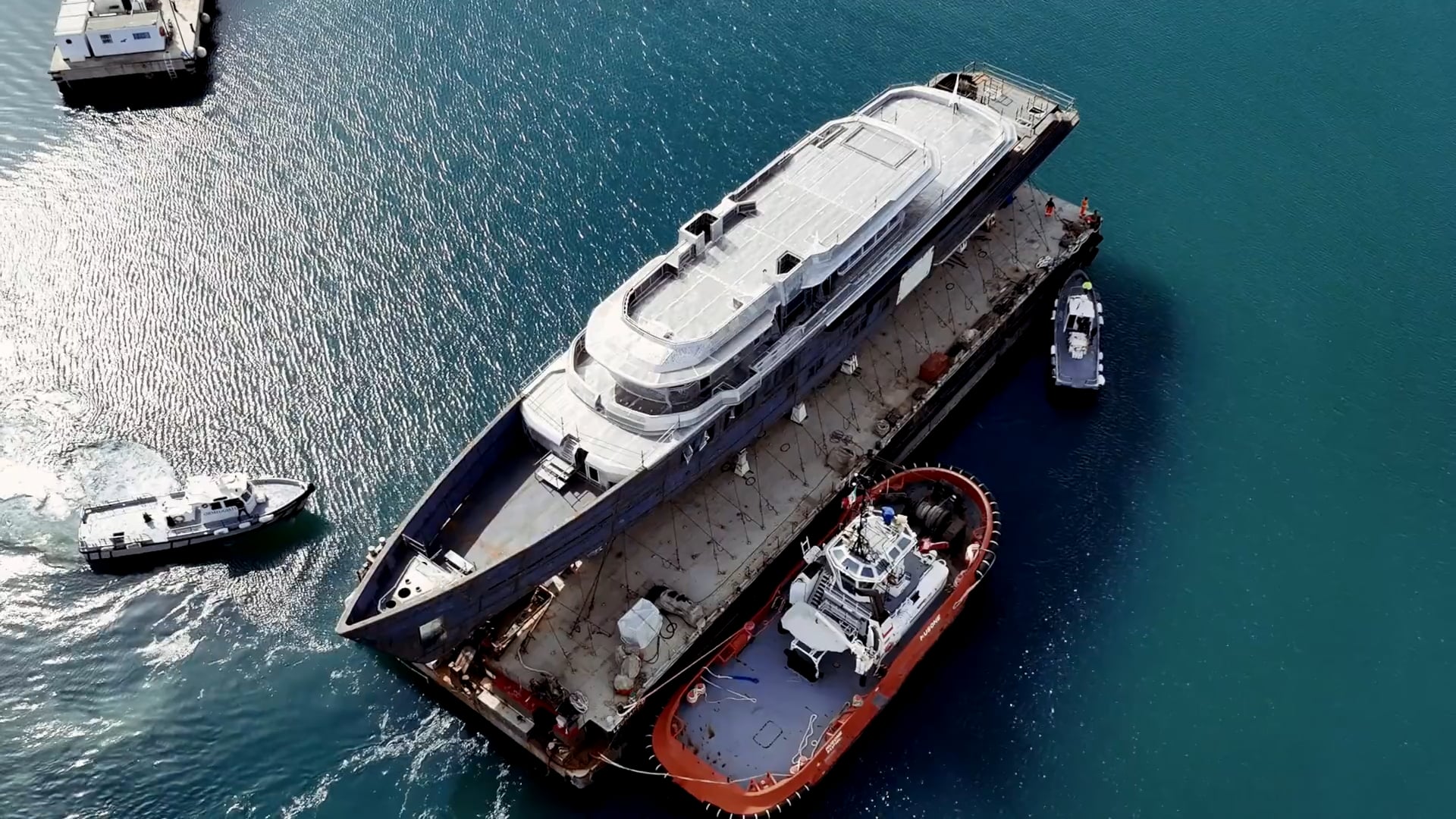 CRN Thunderball 70m CRN145 construction - SUPERYACHT TV